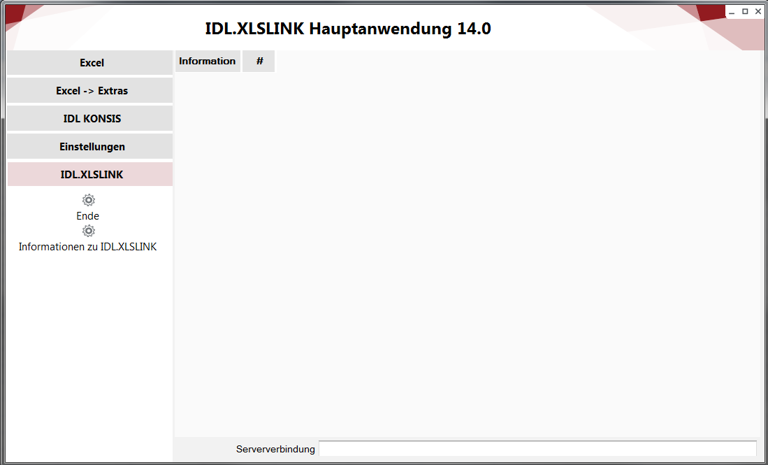 IDL XLSLINK - Aide à l'entrée – IDL Konsis (FR)